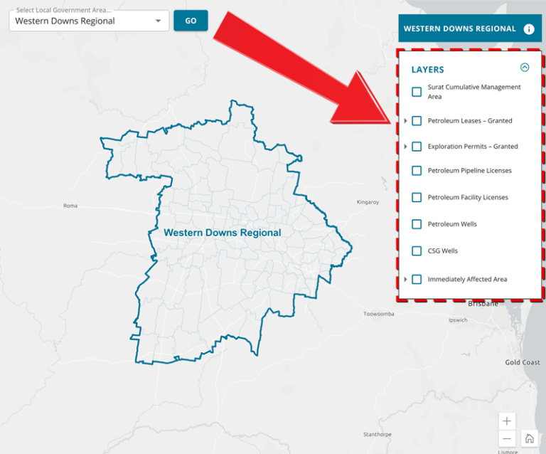 Interactive gas map – Layer definitions - Coexistence Queensland